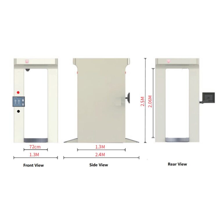 Millimeter Wave Non-contact Human Full Body Security Inspection Scanner ...