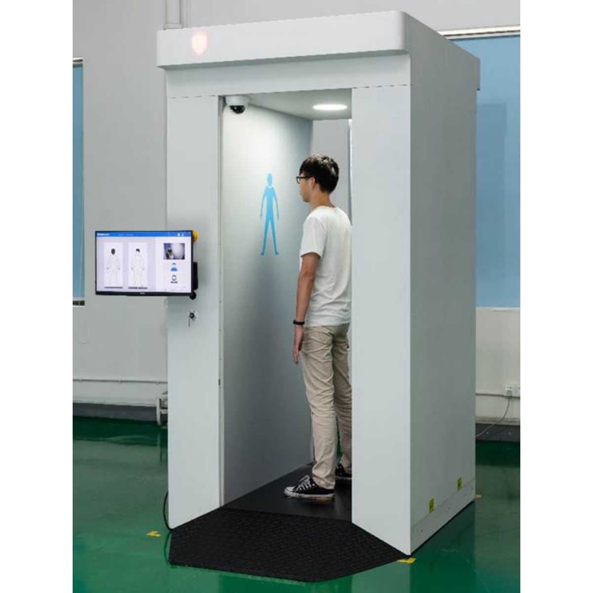 Millimeter Wave Non contact Human Full Body Security Inspection Scanner
